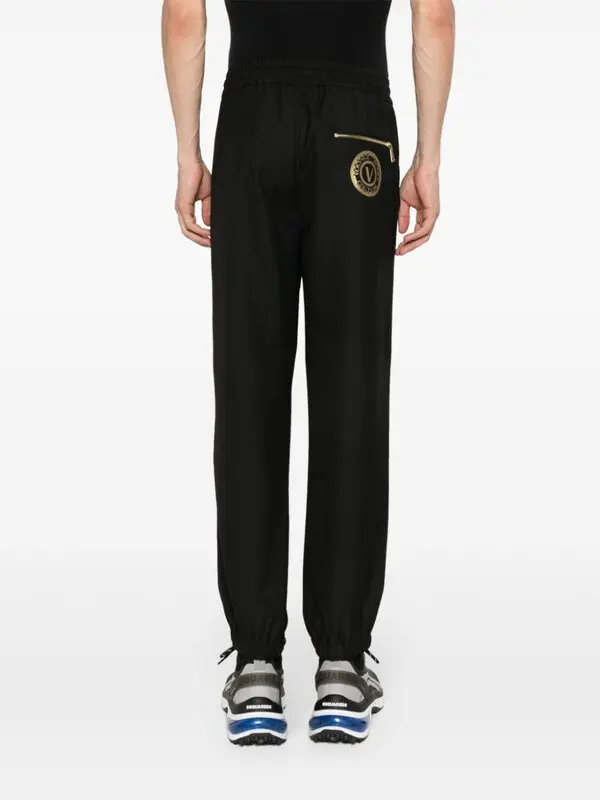 Versace V-emblem Tapered Trousers