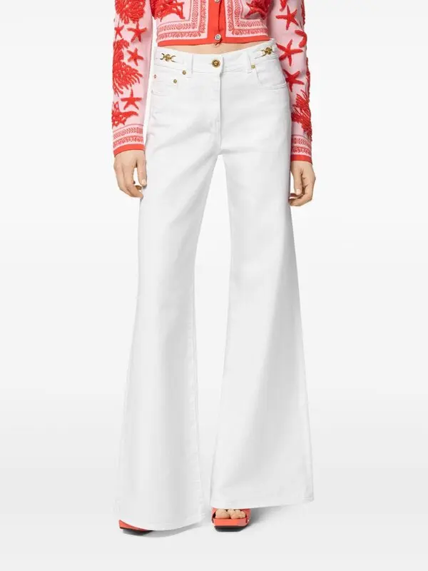 Versace Mid-rise Flared Jeans