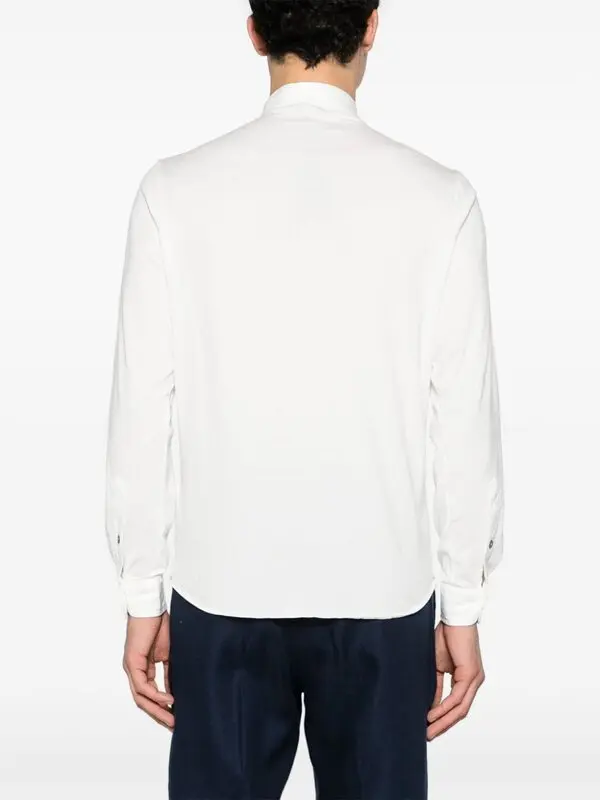 DELL'OGLIO Long-sleeve Cotton Henley Shirt