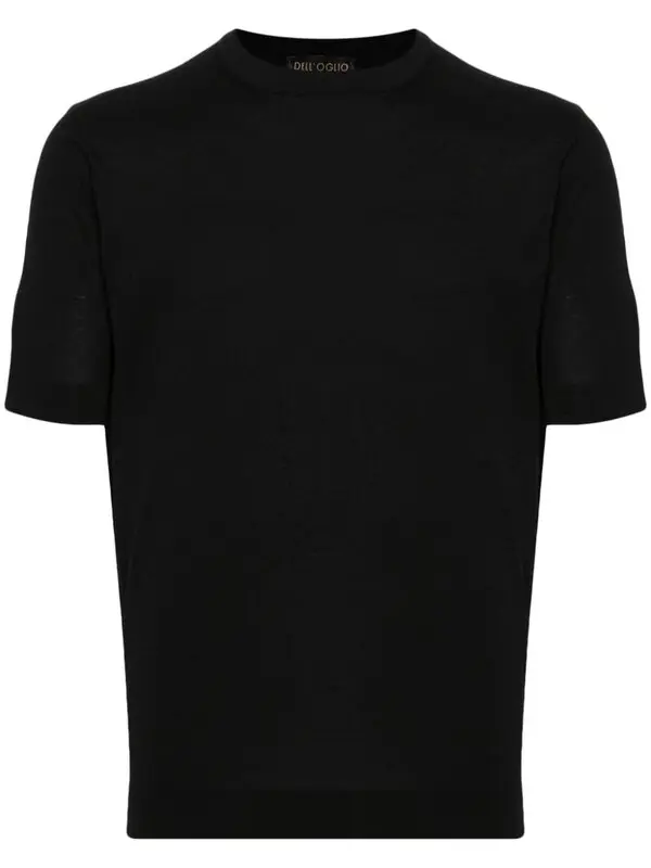 DELL'OGLIO Crew-neck Cotton T-shirt