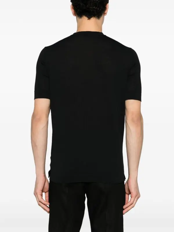 DELL'OGLIO Crew-neck Cotton T-shirt