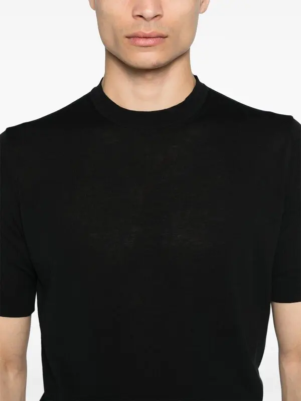 DELL'OGLIO Crew-neck Cotton T-shirt