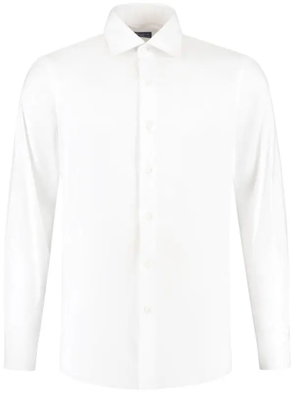 FINAMORE 1925 Napoli Cotton Shirt - White