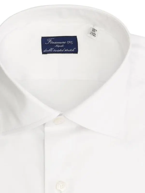 FINAMORE 1925 Napoli Cotton Shirt - White