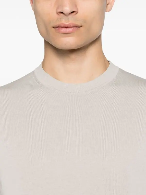 DELL'OGLIO Crew-neck Cotton T-shirt