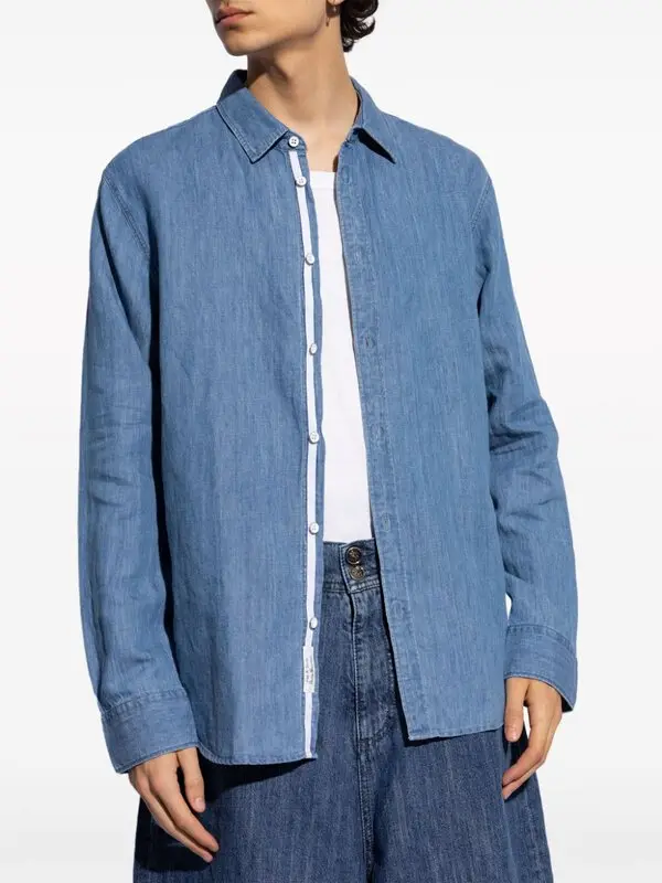 Rag & Bone Long-sleeved Cotton Shirt