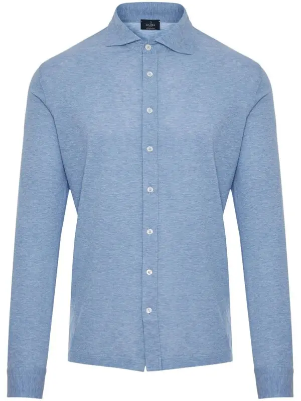 BARBA NAPOLI Button-up Shirt - Blue