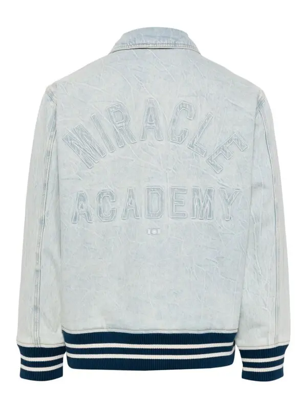 NAHMIAS Miracle Academy Denim Bomber Jacket