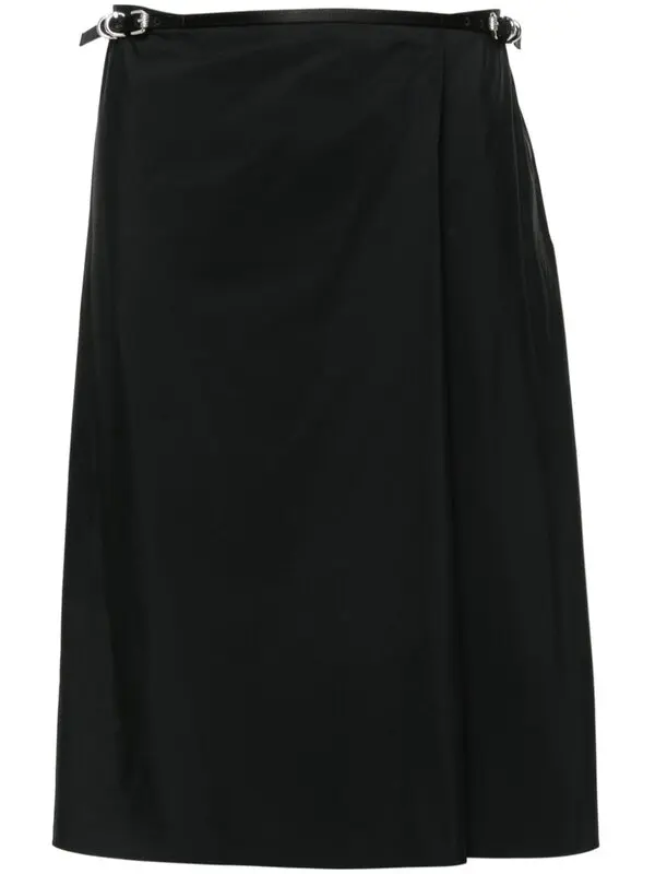 Givenchy Voyou Taffeta Wrap Skirt