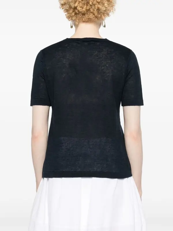 Max Mara Linen Knitted Top