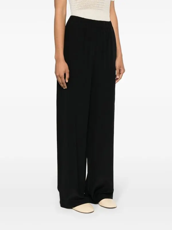 Max Mara Zigano Silk Palazzo Pants