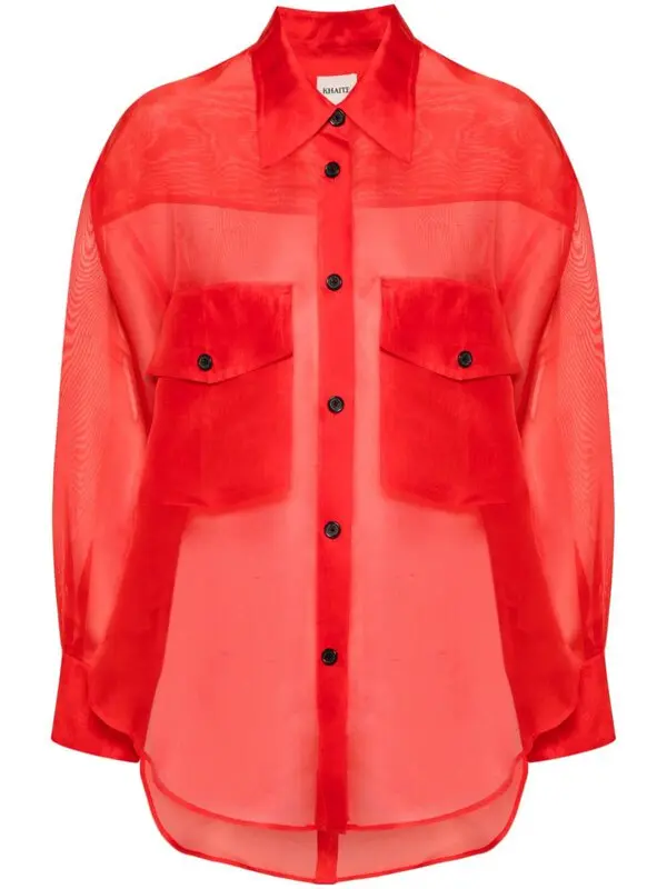 Khaite Mahmet Silk Shirt