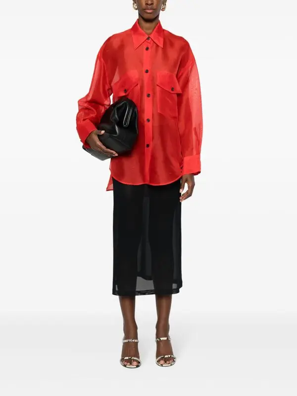 Khaite Mahmet Silk Shirt
