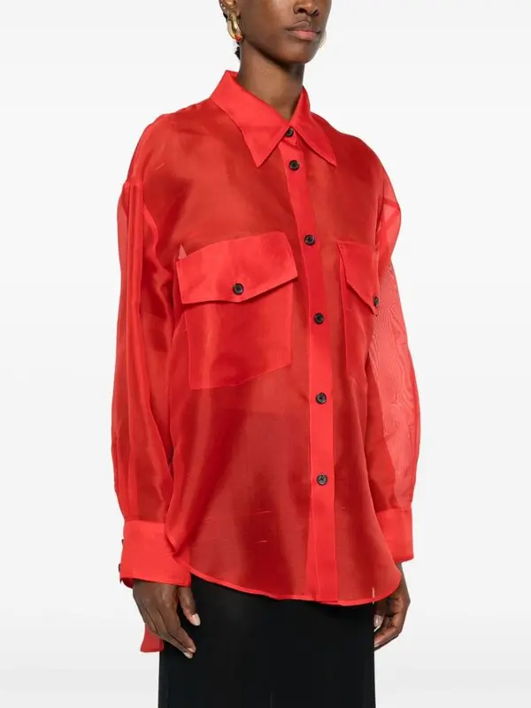 Khaite Mahmet Silk Shirt