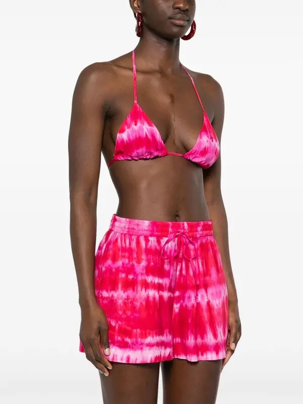 P.a.r.o.s.h Tie-dye Silk Bralette - Pink