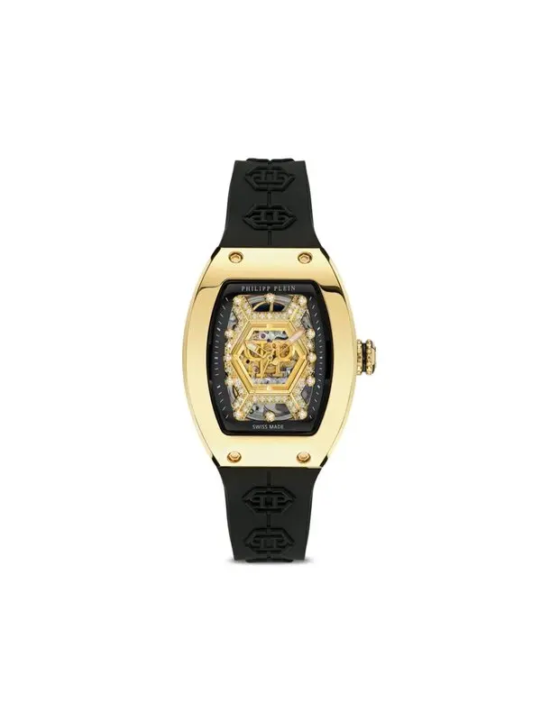 Philipp Plein 55mm Stainless Steel Watch - Black