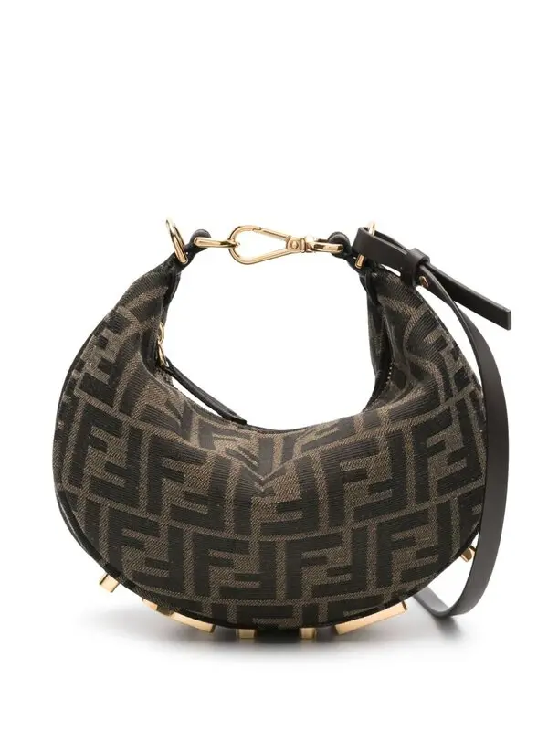 Fendi Mini Baguette Bag - Brown