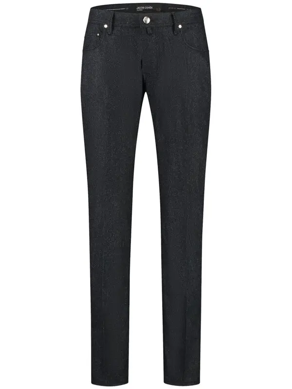 Jacob Cohen Straight Leg Trousers - Black