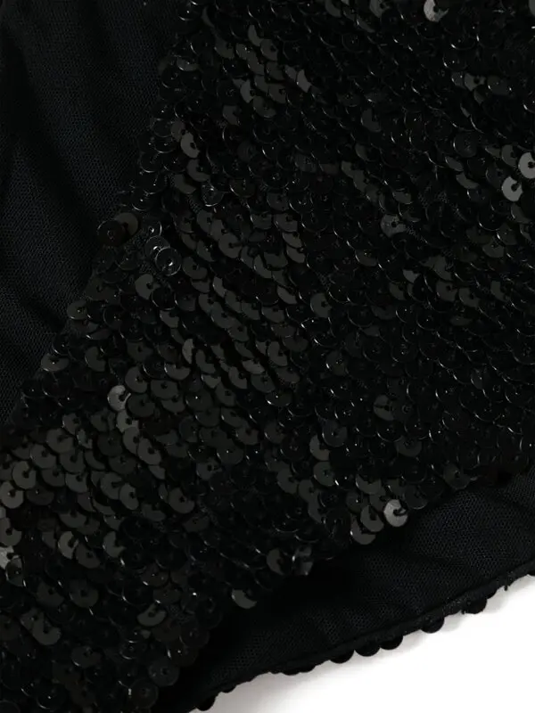 P.a.r.o.s.h Sequinned Bikini Set - Black