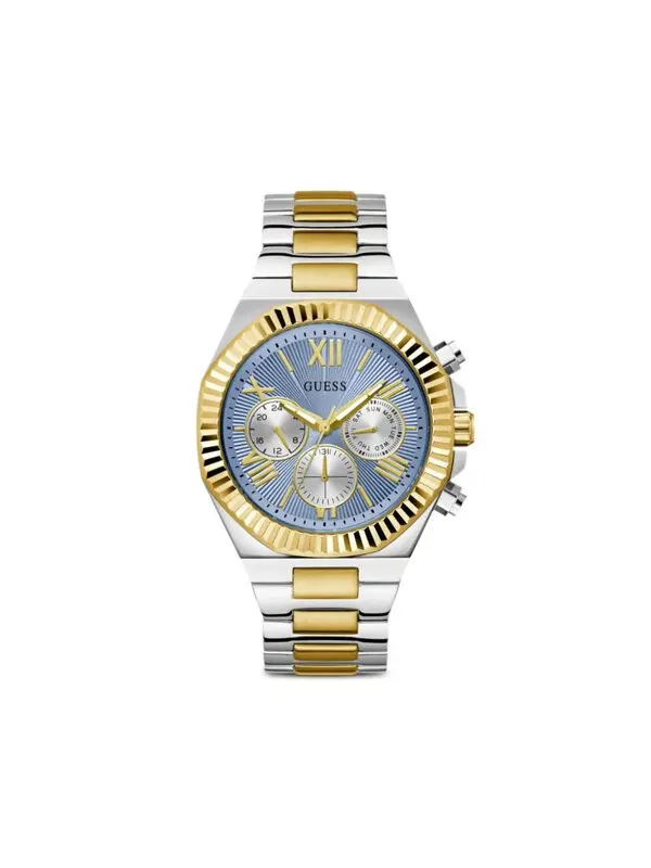 Guess Stainless Steel 44mm Quartz Watch - Blue