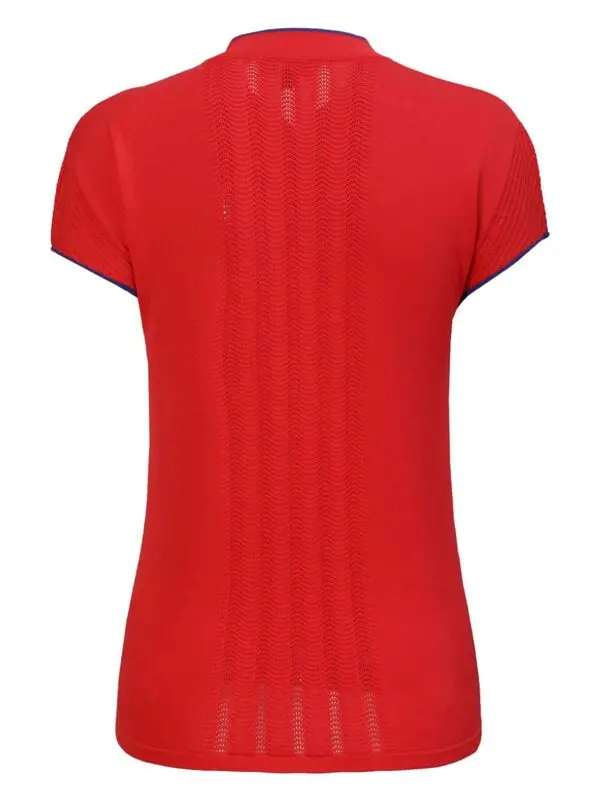 Shanghai Tang Embroidered Floral Top