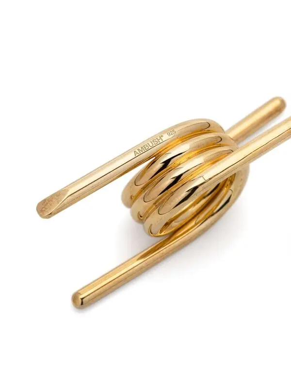 AMBUSH Plated Wrap-around Ring