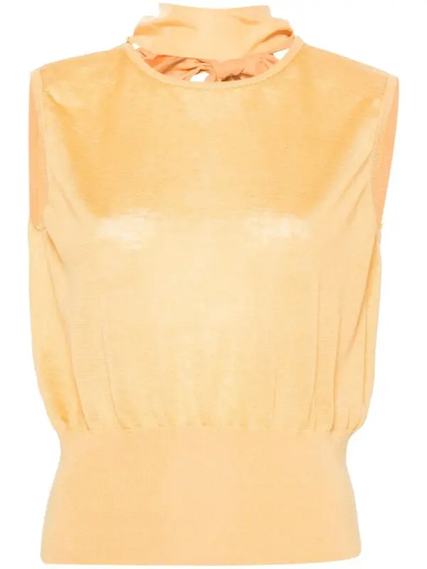 Fabiana Filippi Sleeveless Top - Yellow