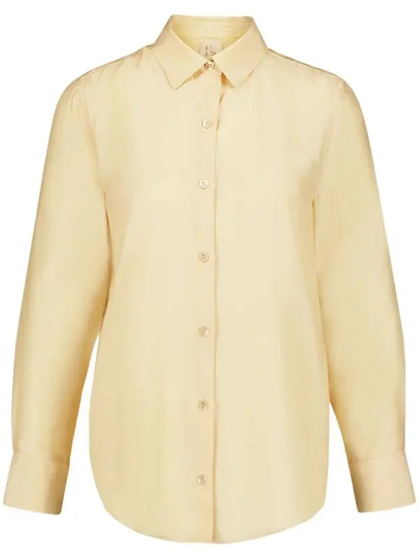 PAULA S Ametista Silk Shirt - Neutrals