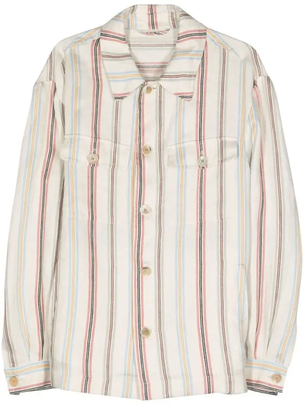 Etro Striped Herringbone Shirt