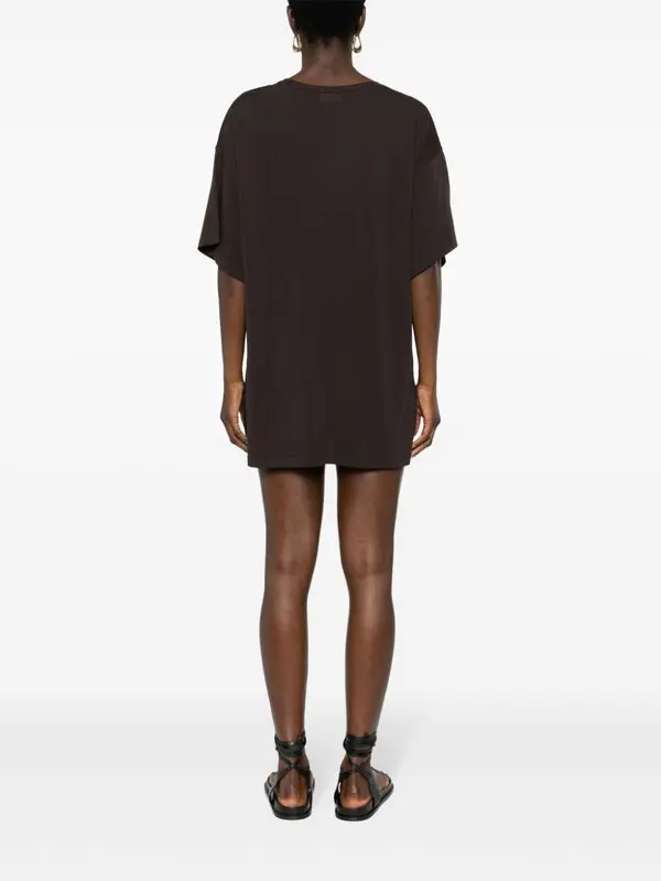 P.a.r.o.s.h Pussy-bow Knitted Top - Brown