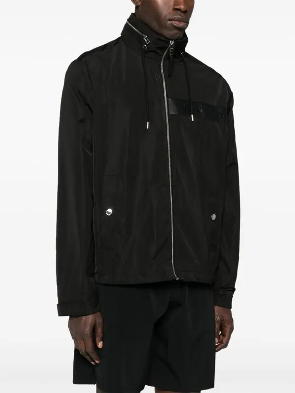 Michael Kors Logo Debossed Windbreaker