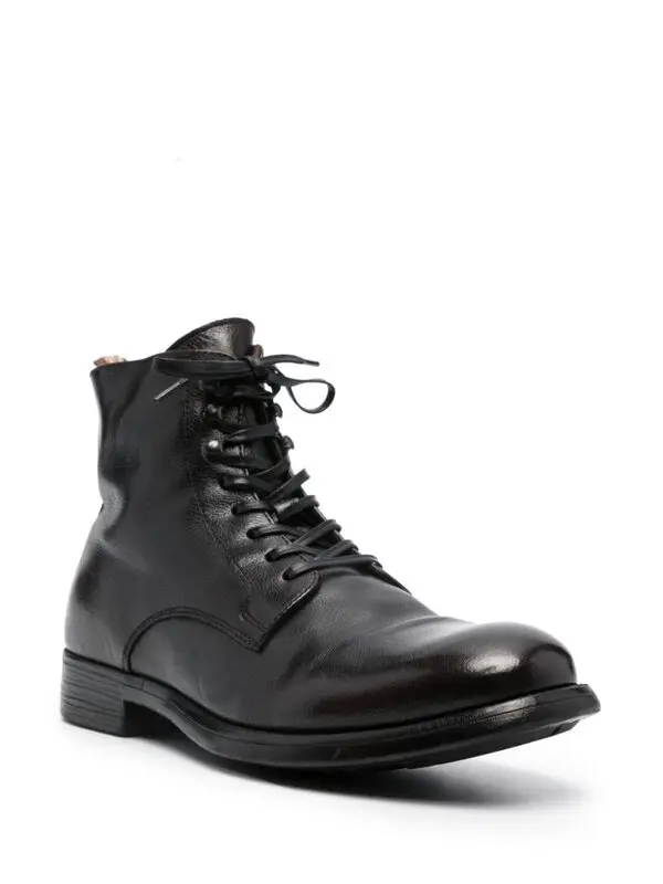 Officine Creative Lace-up Calf Leather Boots