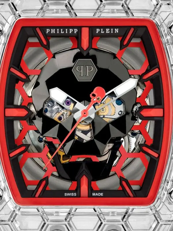 Philipp Plein 55mm Cry$tal $layer Watch