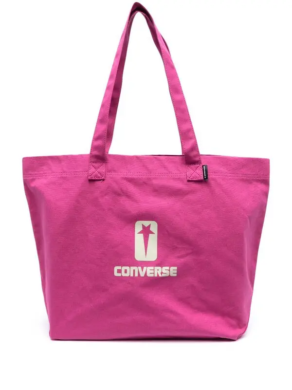 CONVERSE X Drkshdw Logo-print Canvas Tote Bag