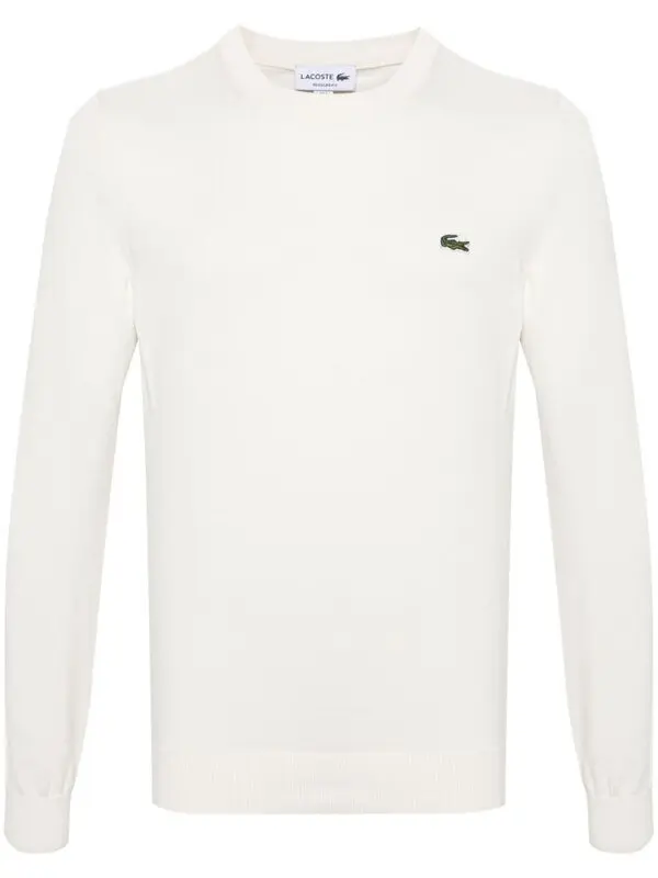 Lacoste Logo-patch Ribbed-knit Jumper