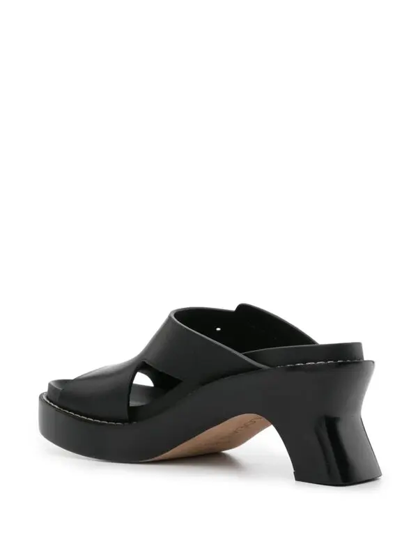 Loewe 70mm Ease Buckle-straps Mules - Black