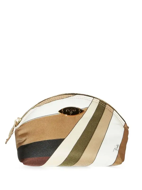 Emilio Pucci Iride-print Beauty Case - Brown