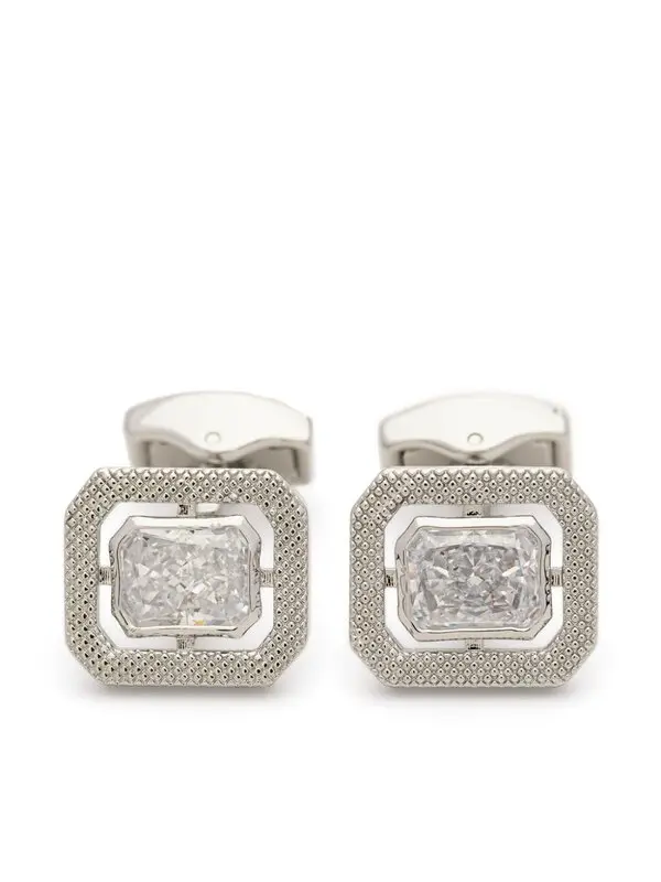 Tateossian Halo Rectangular Cufflinks
