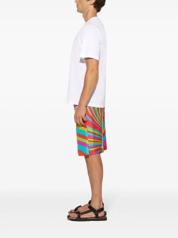 Emilio Pucci Iride-print Silk Shorts