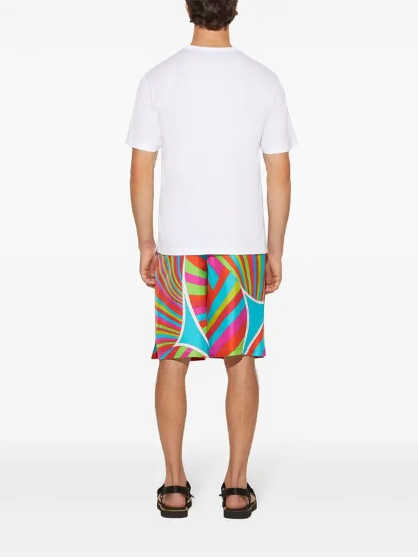 Emilio Pucci Iride-print Silk Shorts