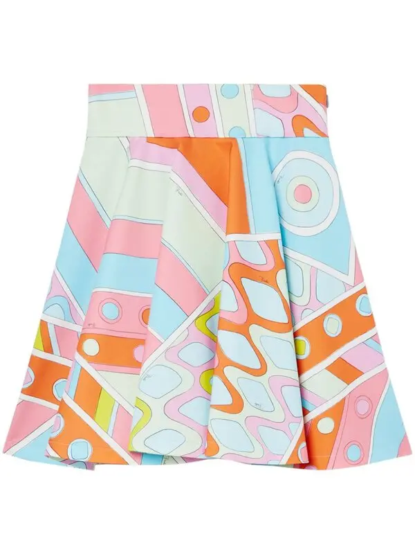 Emilio Pucci Vivara Printed Miniskirt
