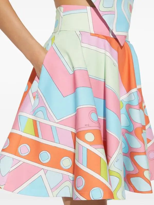 Emilio Pucci Vivara Printed Miniskirt