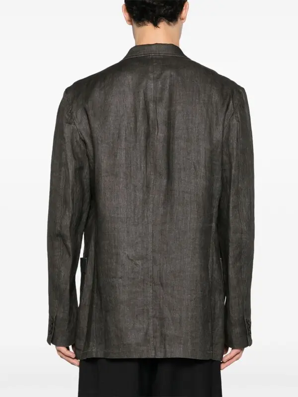 Yohji Yamamoto Notched-lapels Single-breasted Blazer