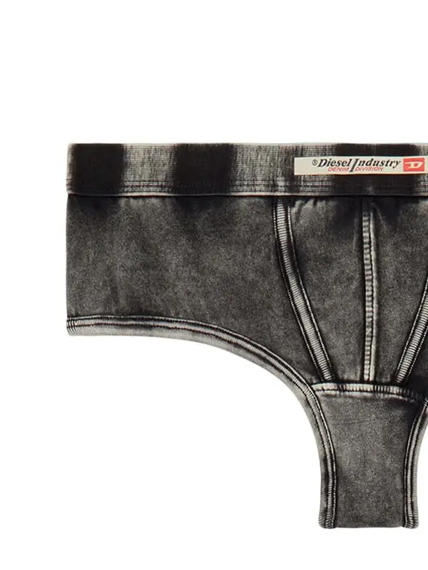 DIESEL Denim-effect Jersey Thong