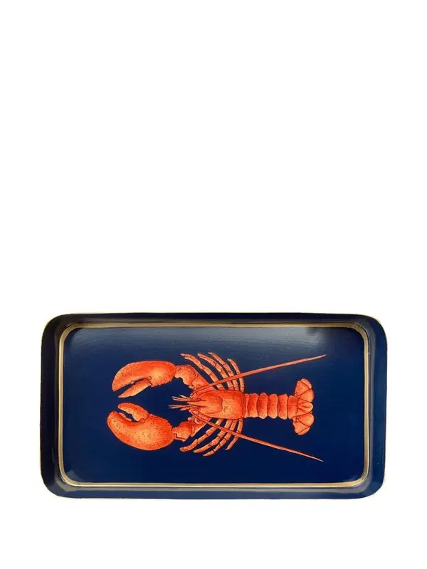 LES-OTTOMANS Fauna Lobster Metal Tray