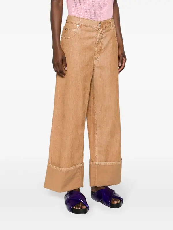 Marni High-waist Wide-leg Trousers