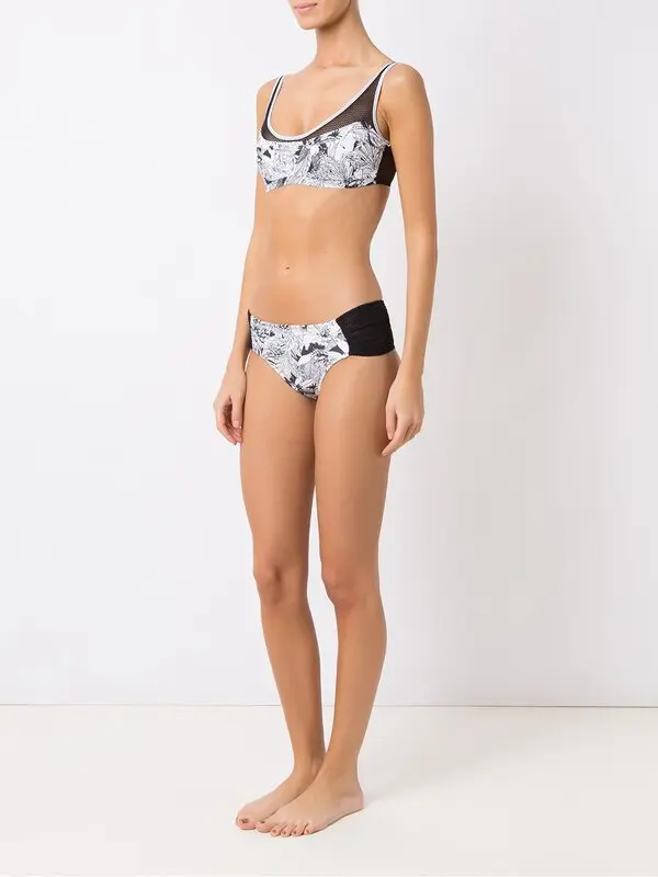 AMIR SLAMA Panelled Bikini Set