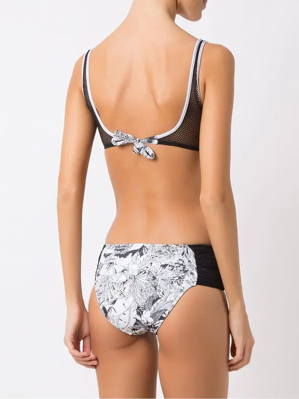 AMIR SLAMA Panelled Bikini Set