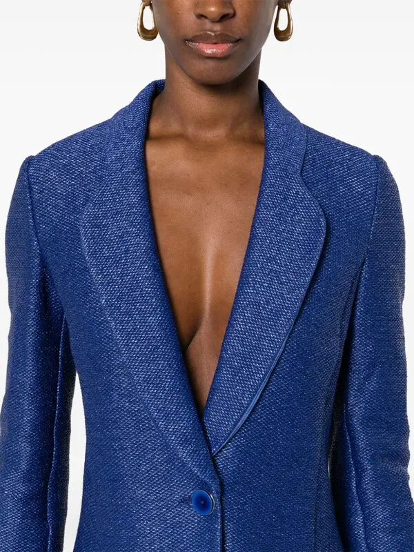 Giorgio Armani Patterned Jacquard Blazer