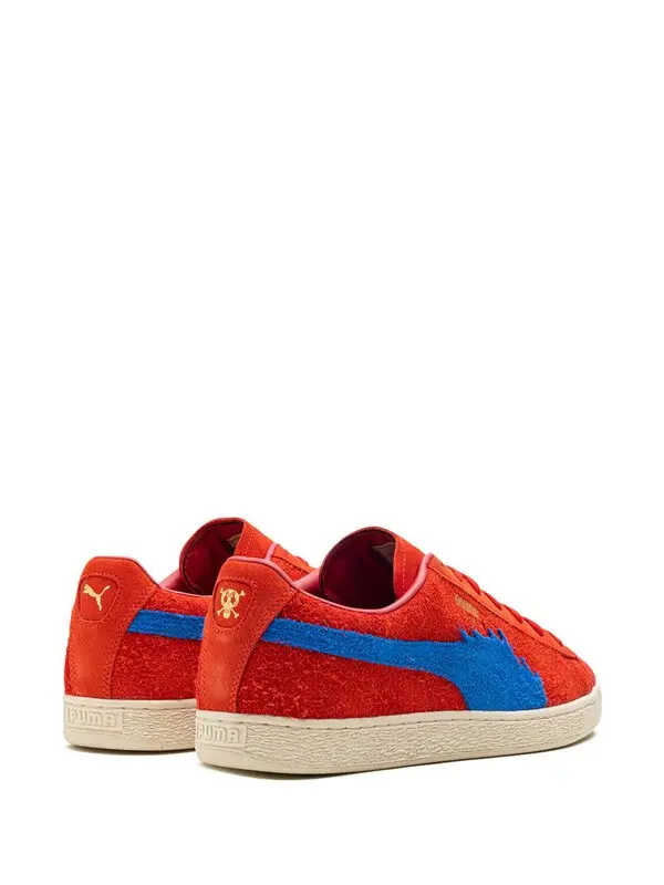 PUMA X One Piece Suede Buggy Sneakers - Red